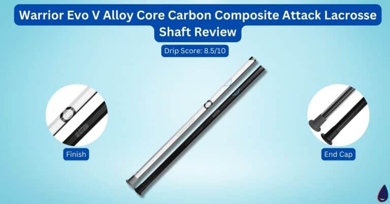 Warrior Evo V Alloy Core Carbon Composite Attack Lacrosse Shaft Review ...